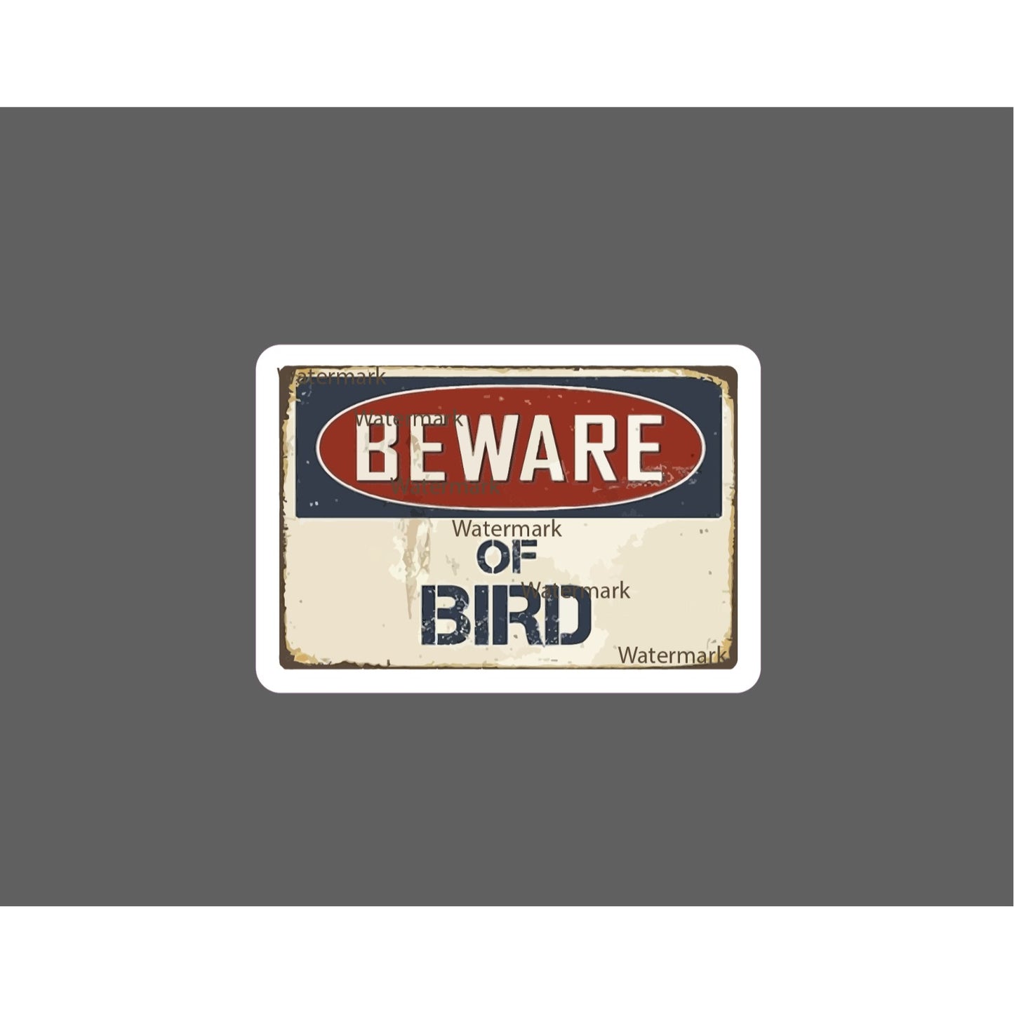 Beware of Bird Sticker Danger Warning NEW – StickerDynasty