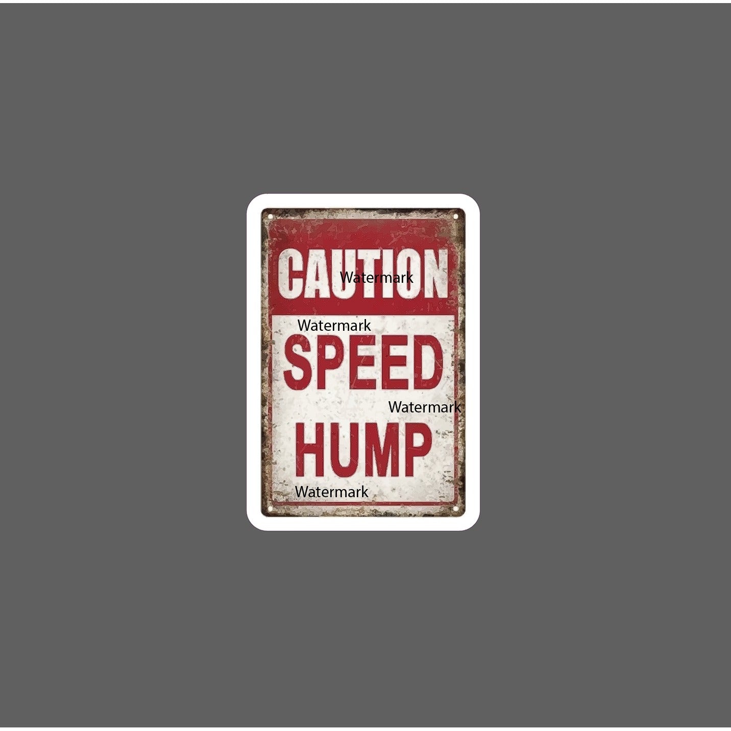Speed Hump Sticker Caution Warning NEW – StickerDynasty