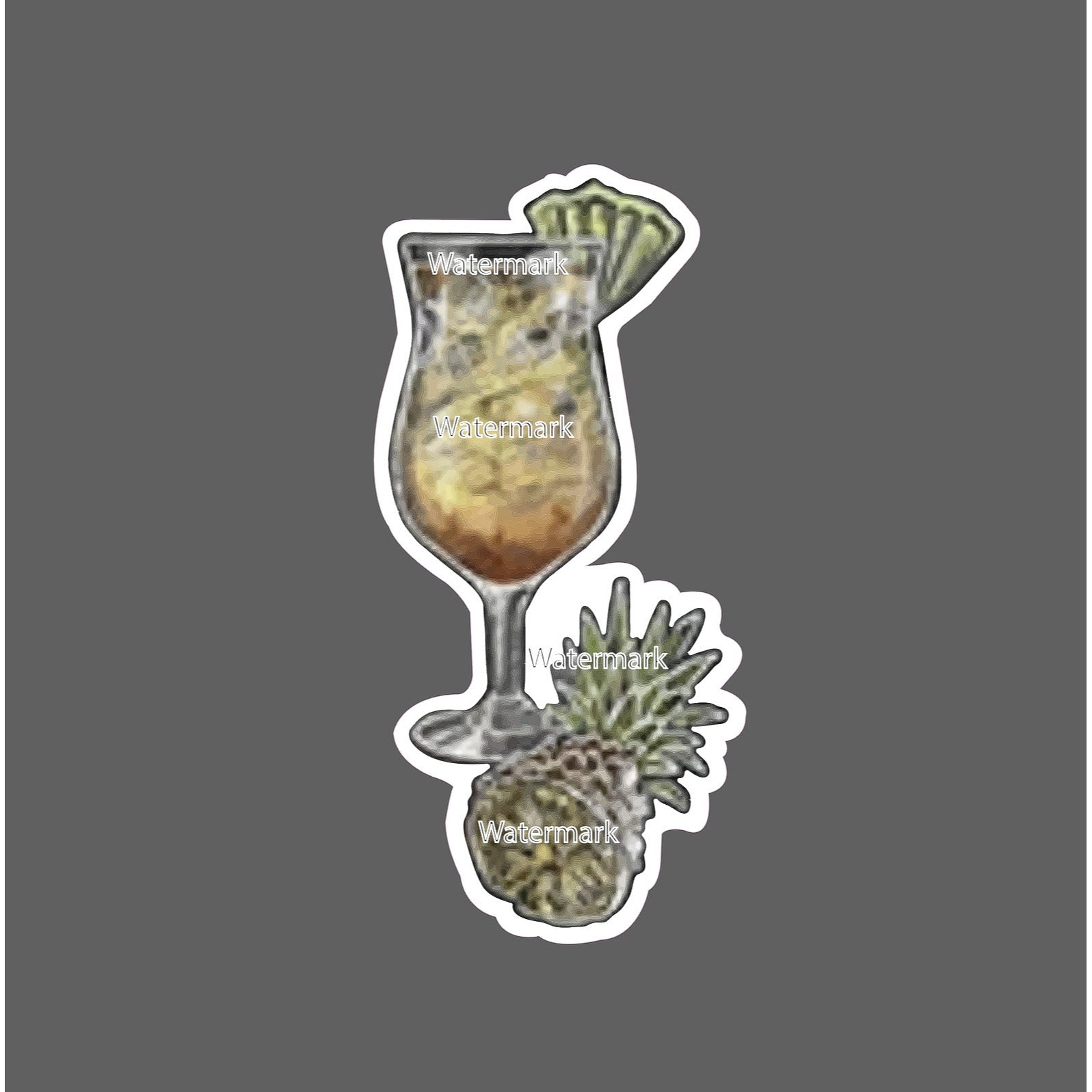 Mai Tai Sticker Tropical – StickerDynasty