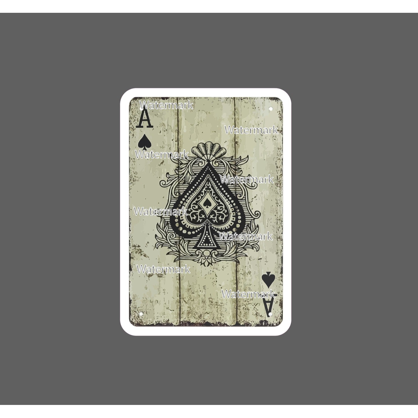 Ace of Spades Sticker Card Waterproof NEW – StickerDynasty