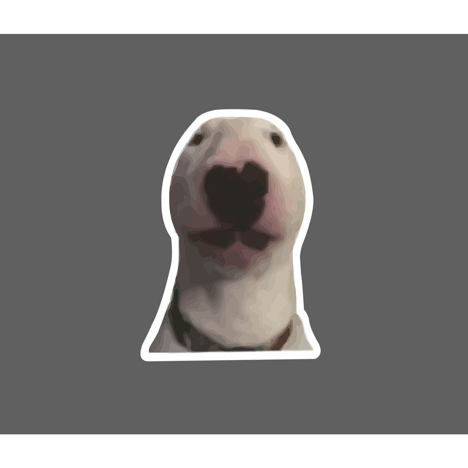 Bull Terrier Meme Sticker Dog – StickerDynasty