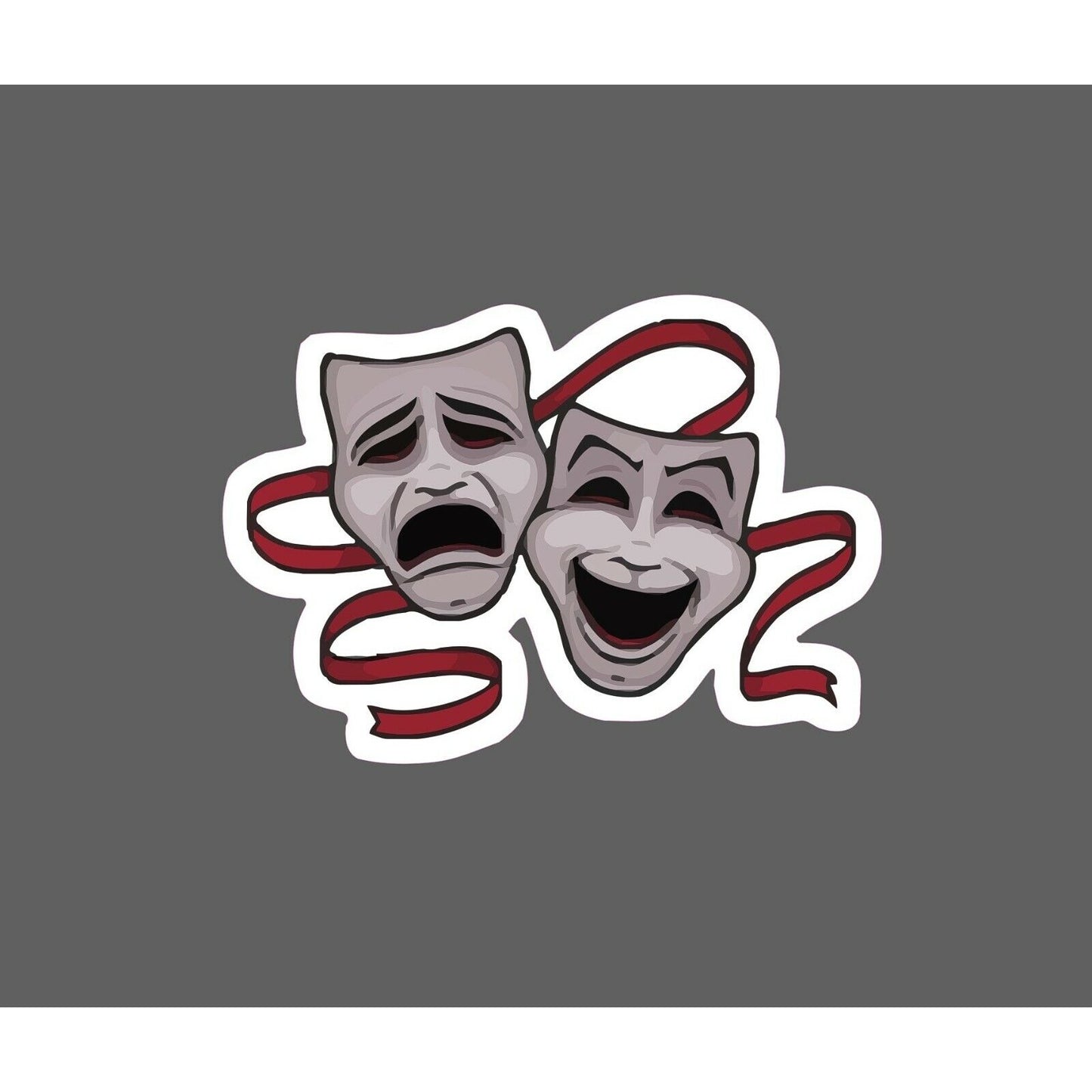 Theatre Sticker Comedy Tragedy – StickerDynasty