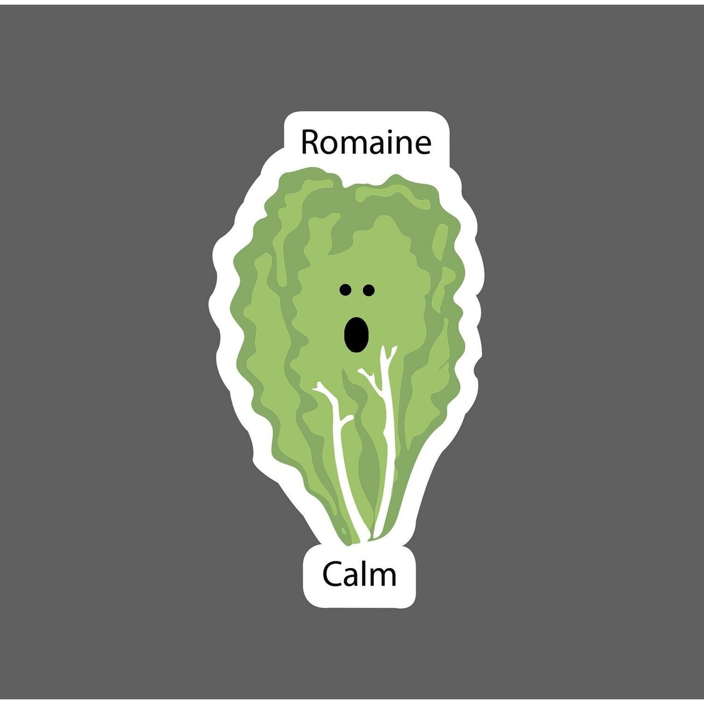 Romaine Calm Sticker Lettuce – StickerDynasty