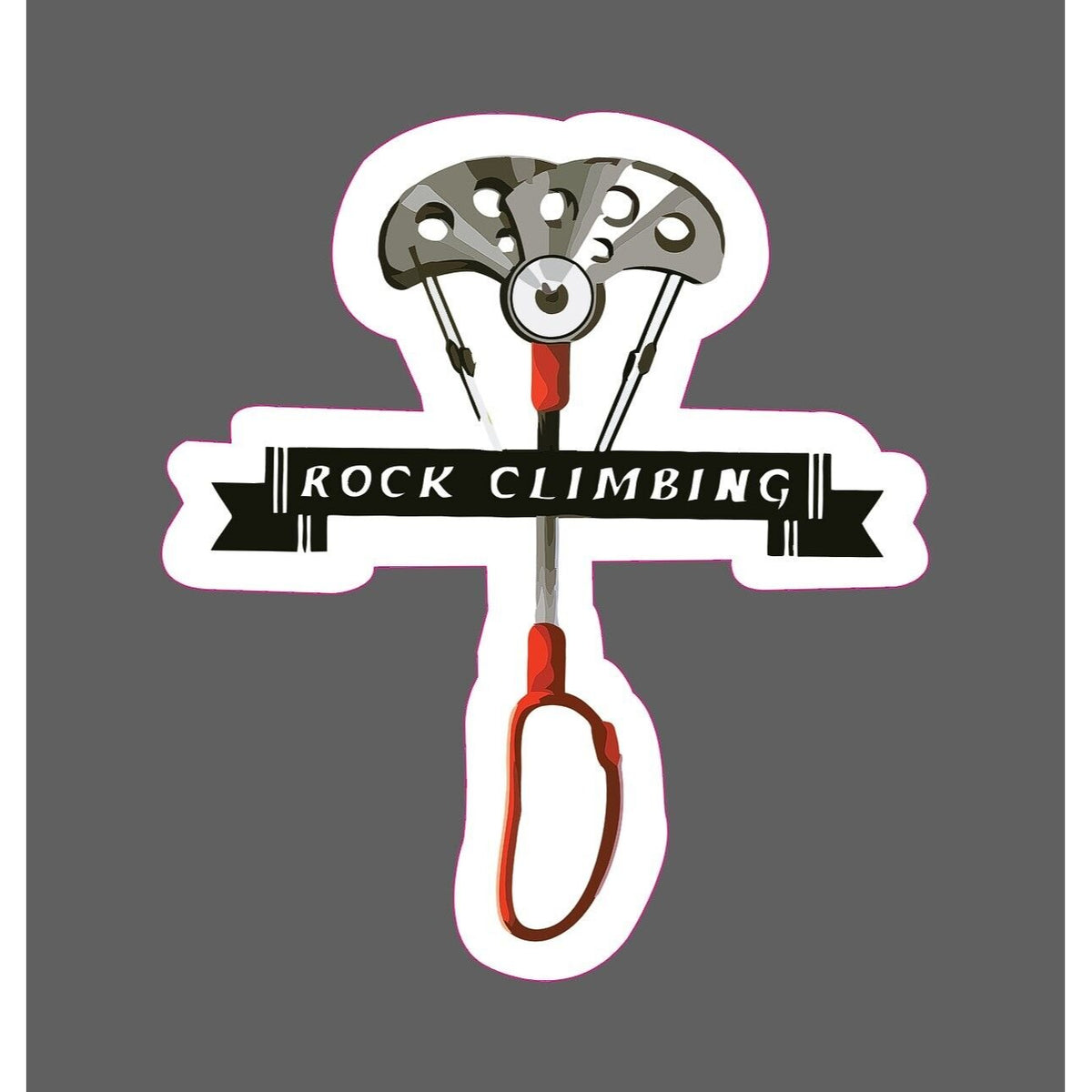 Rock Climbing Sticker — StickerDynasty