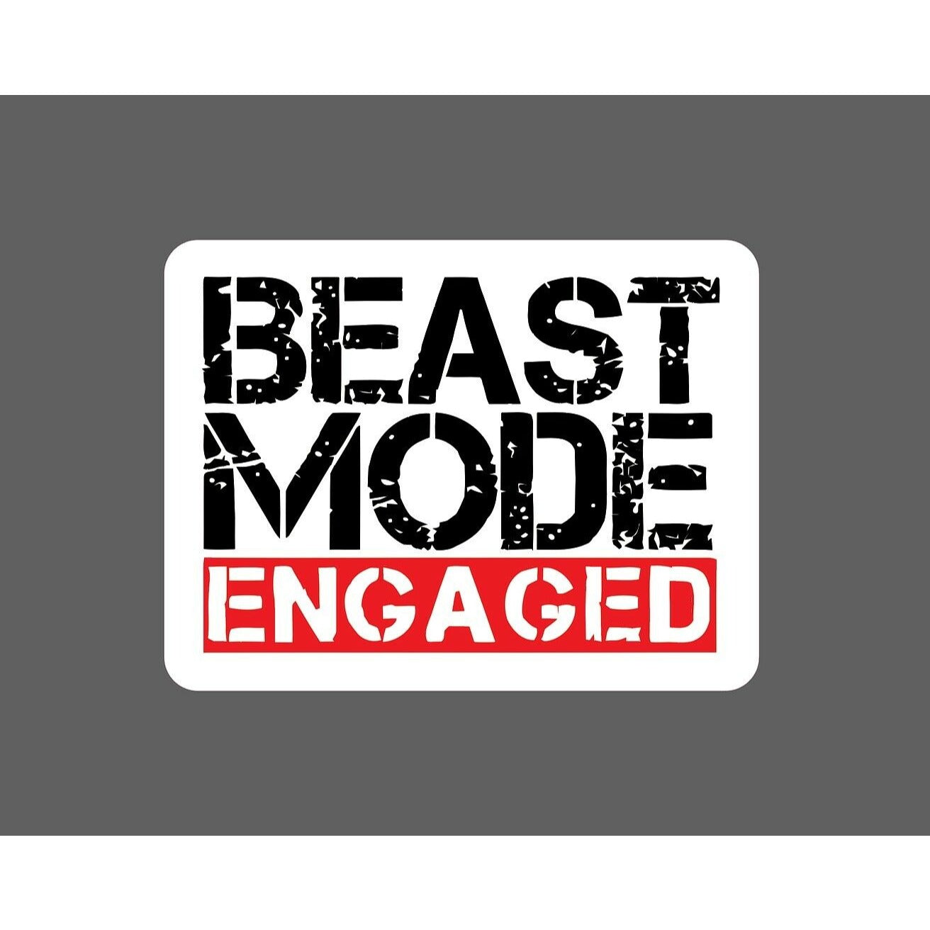 Beast Mode Engaged Sticker – StickerDynasty