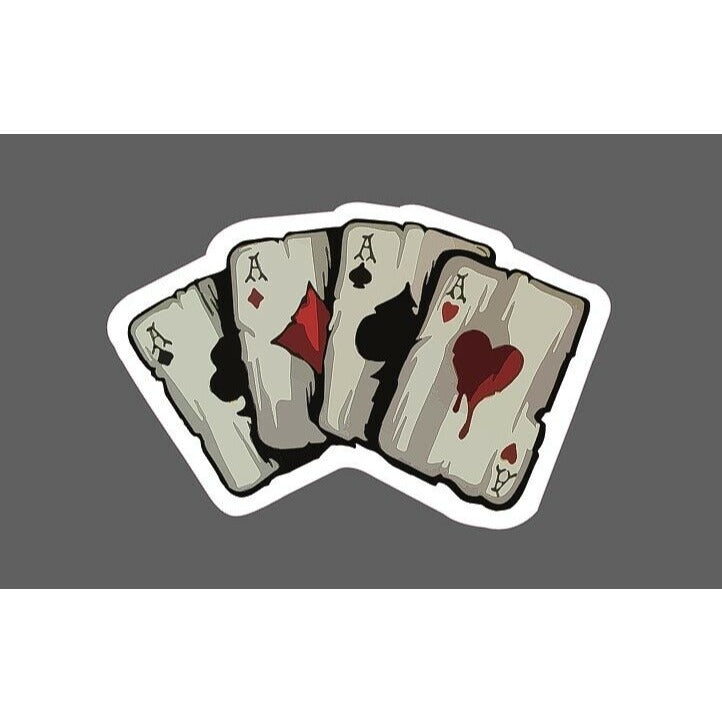4 Aces Sticker – StickerDynasty