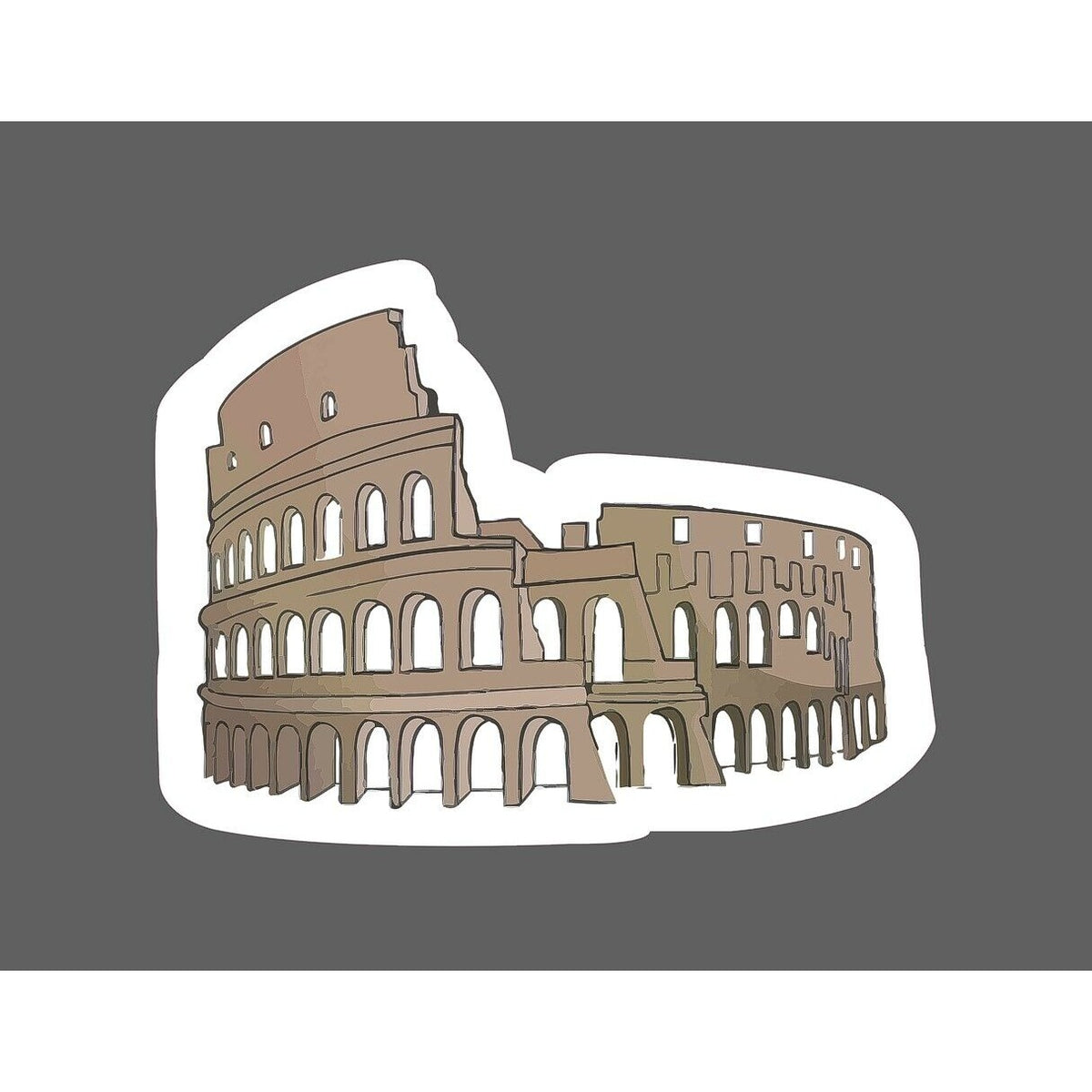 Coliseum Sticker Rome Gladiator — StickerDynasty