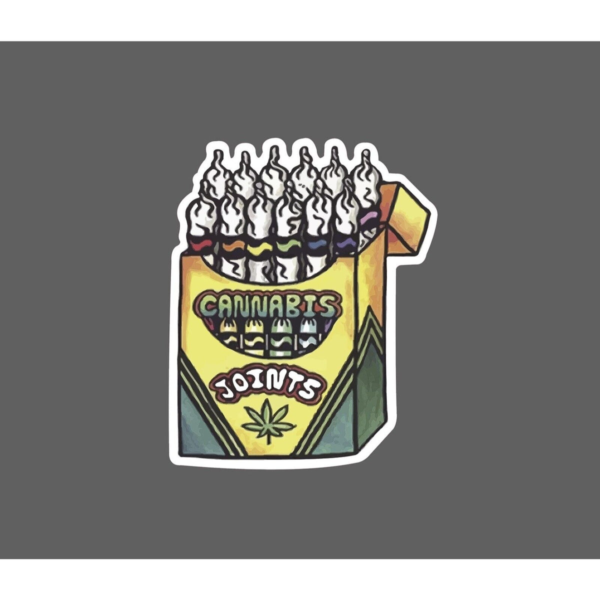 Cannabis Joints Sticker Color — StickerDynasty