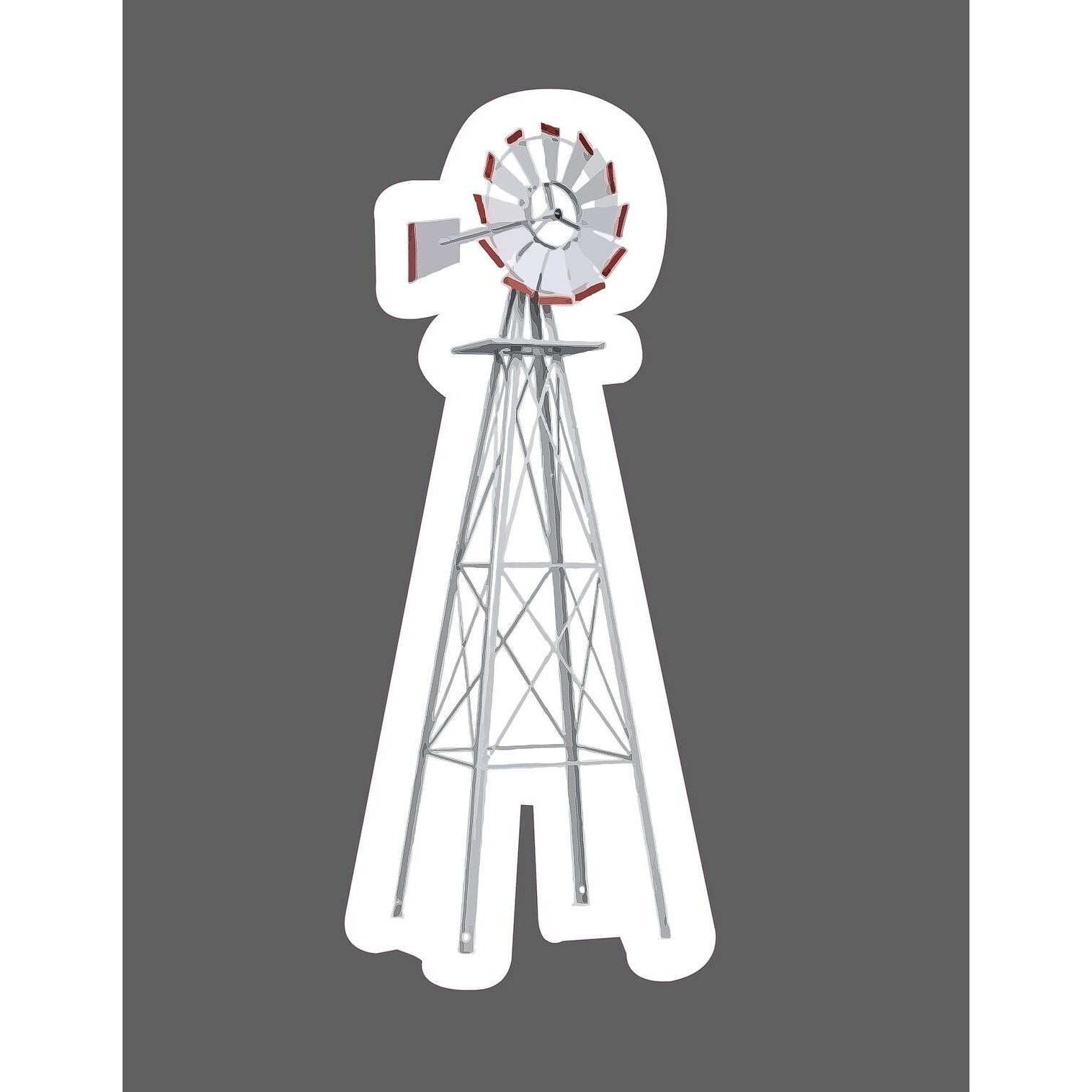 Windmill Sticker Electricity – StickerDynasty