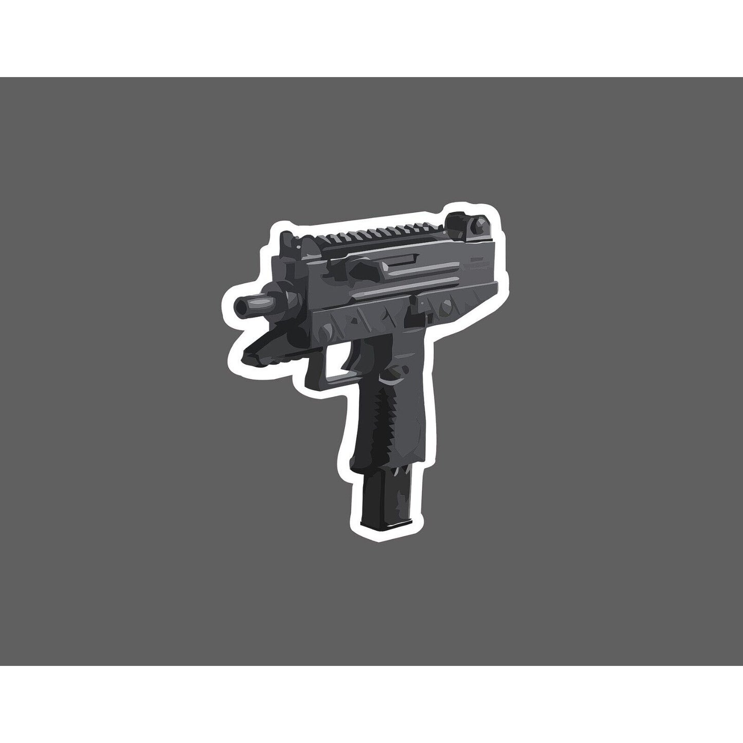 Uzi Sticker Pistol – StickerDynasty