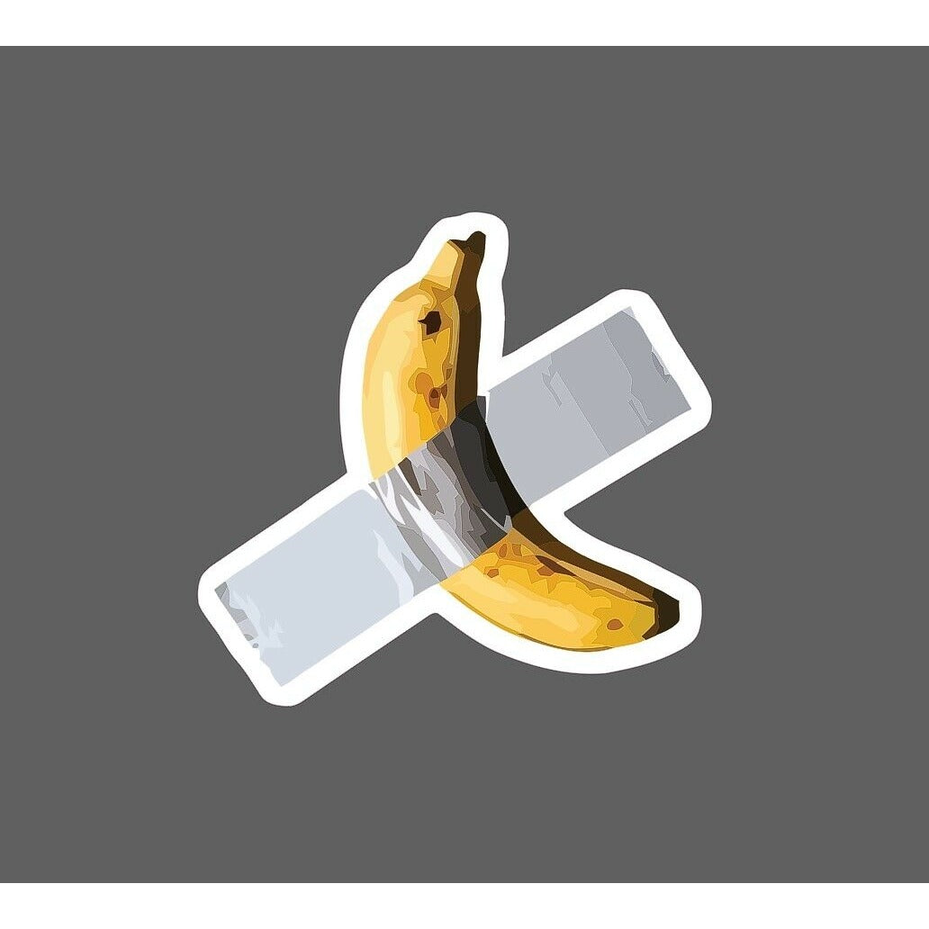 Banana Sticker Duct Taped – StickerDynasty