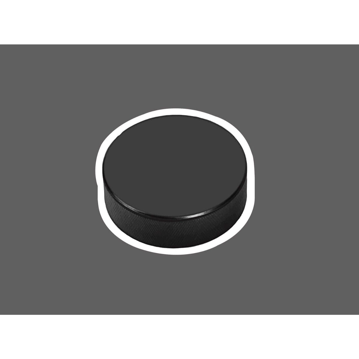 Hockey Puck Sticker Realistic — StickerDynasty