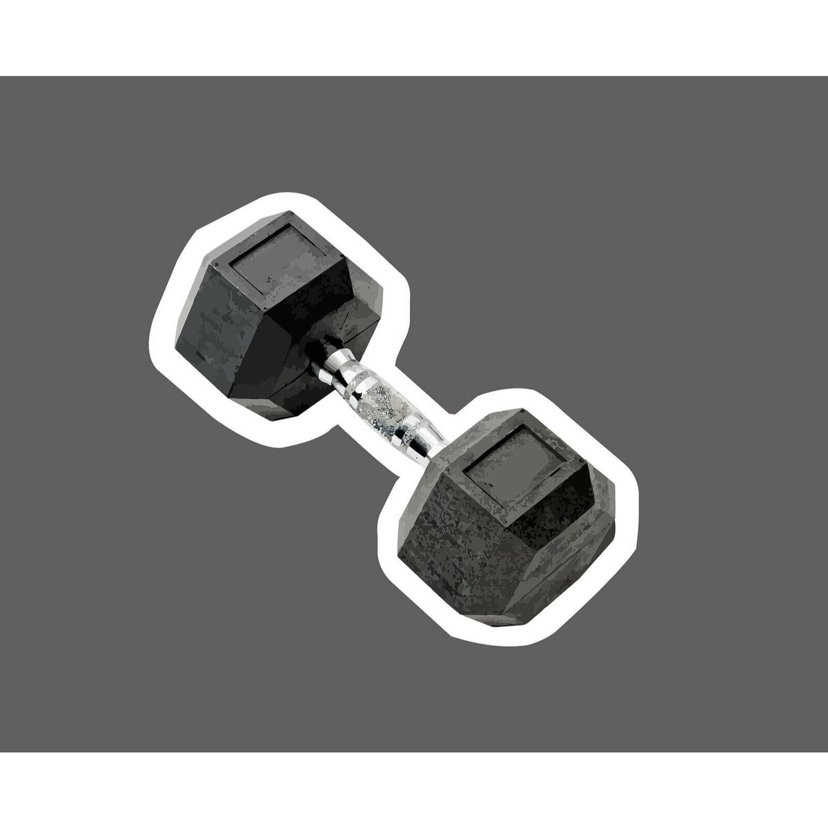 Dumbbell Sticker Gym Workout — StickerDynasty