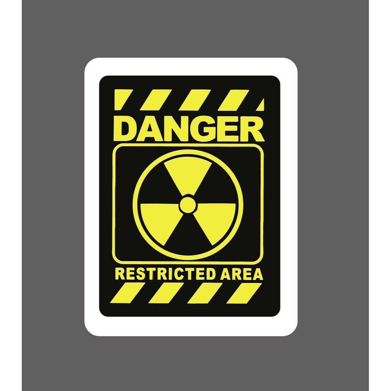 Danger Restricted Area Sticker – StickerDynasty